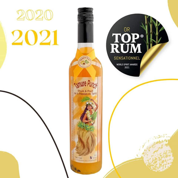 Rhum Tamure Punch 22° Aux Fruits De La Passion 50 Cl - La Boutique du ...